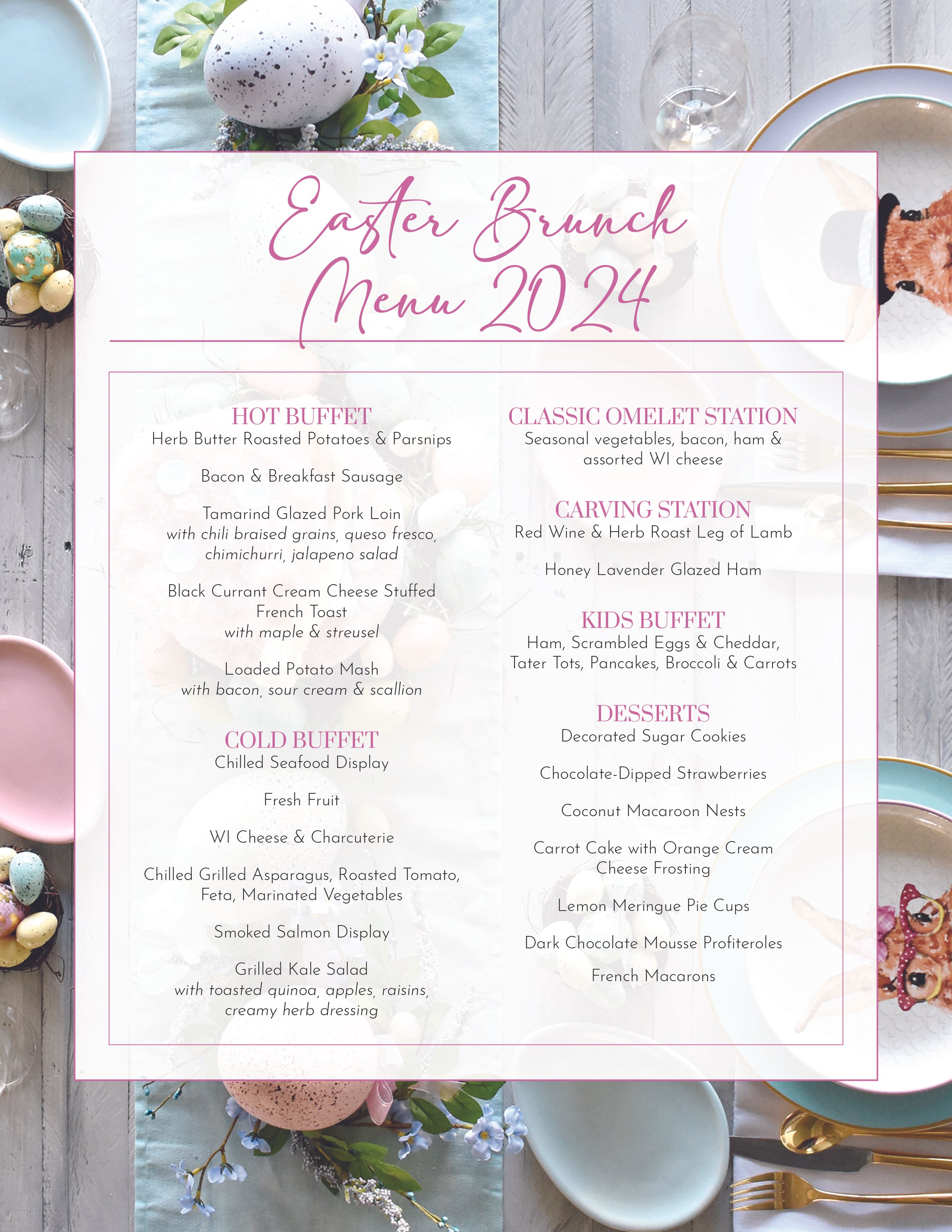 Easter Brunch — the madison club
