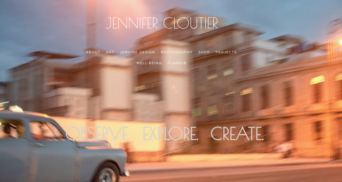 Web development — JENNIFER CLOUTIER