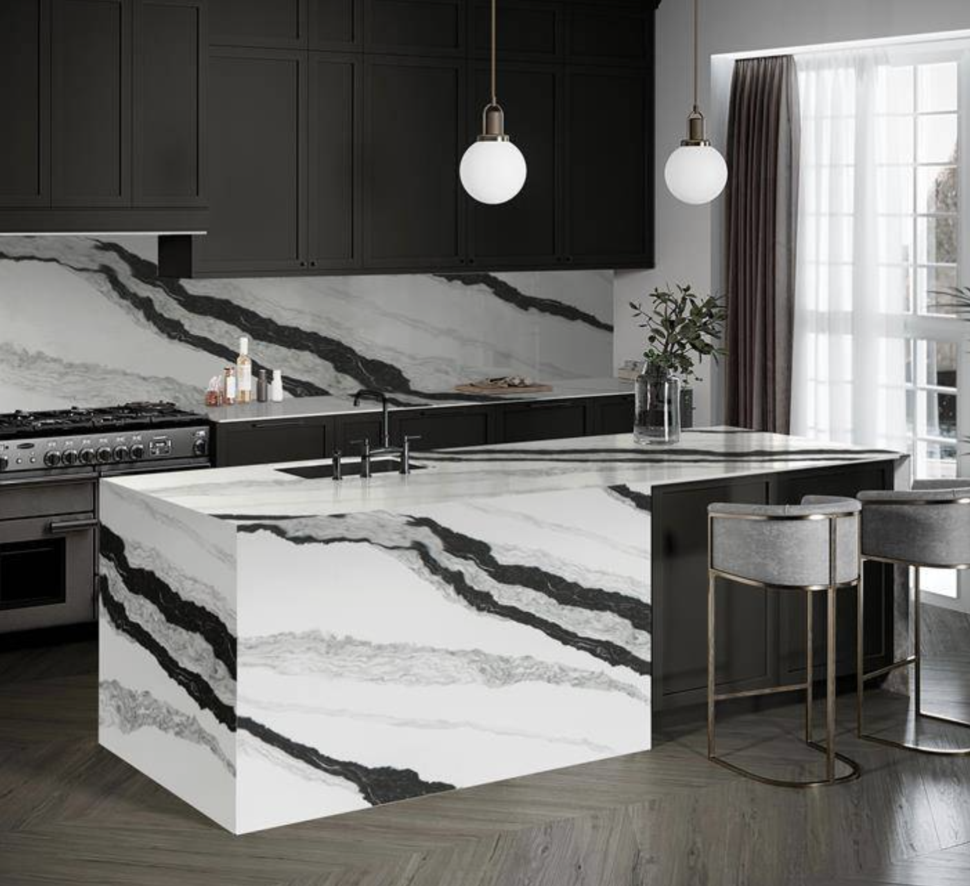 Panda Quartz Countertops in Houston, Katy & Sugar Land Timeless Luxury ...