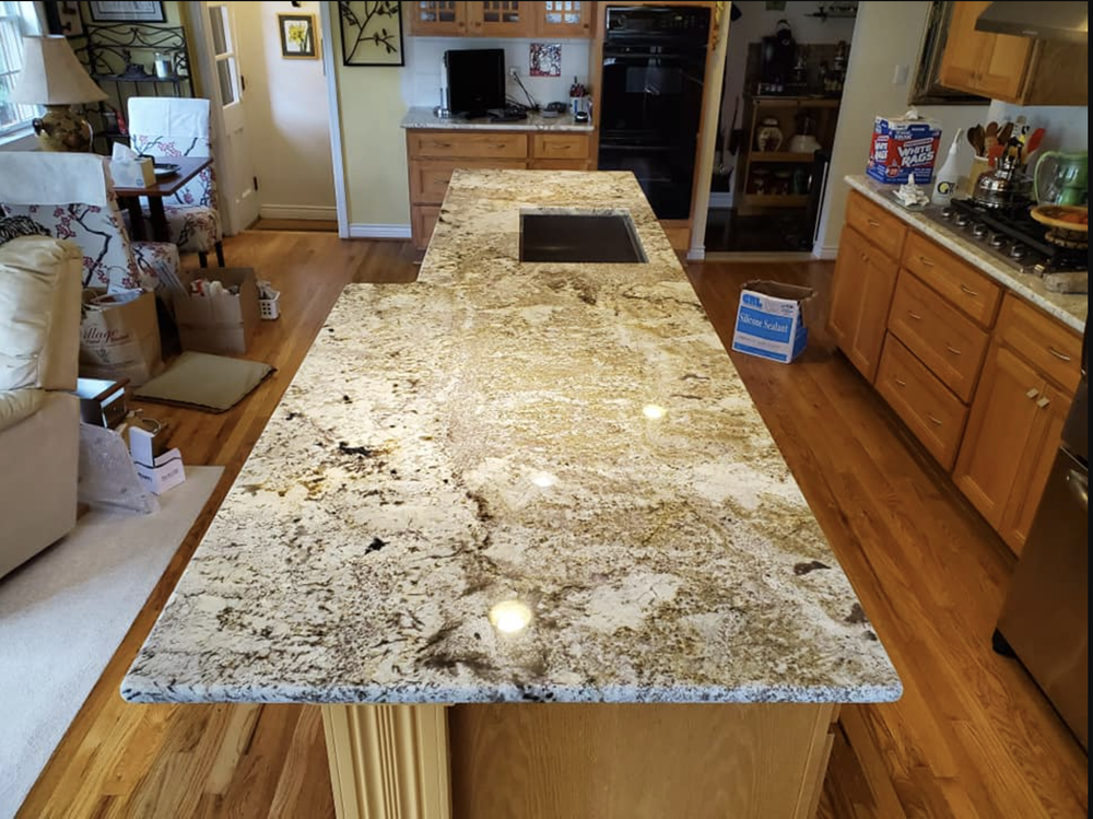 Namib-Gold-Granite-houston-countertops — iGranite Countertop and ...