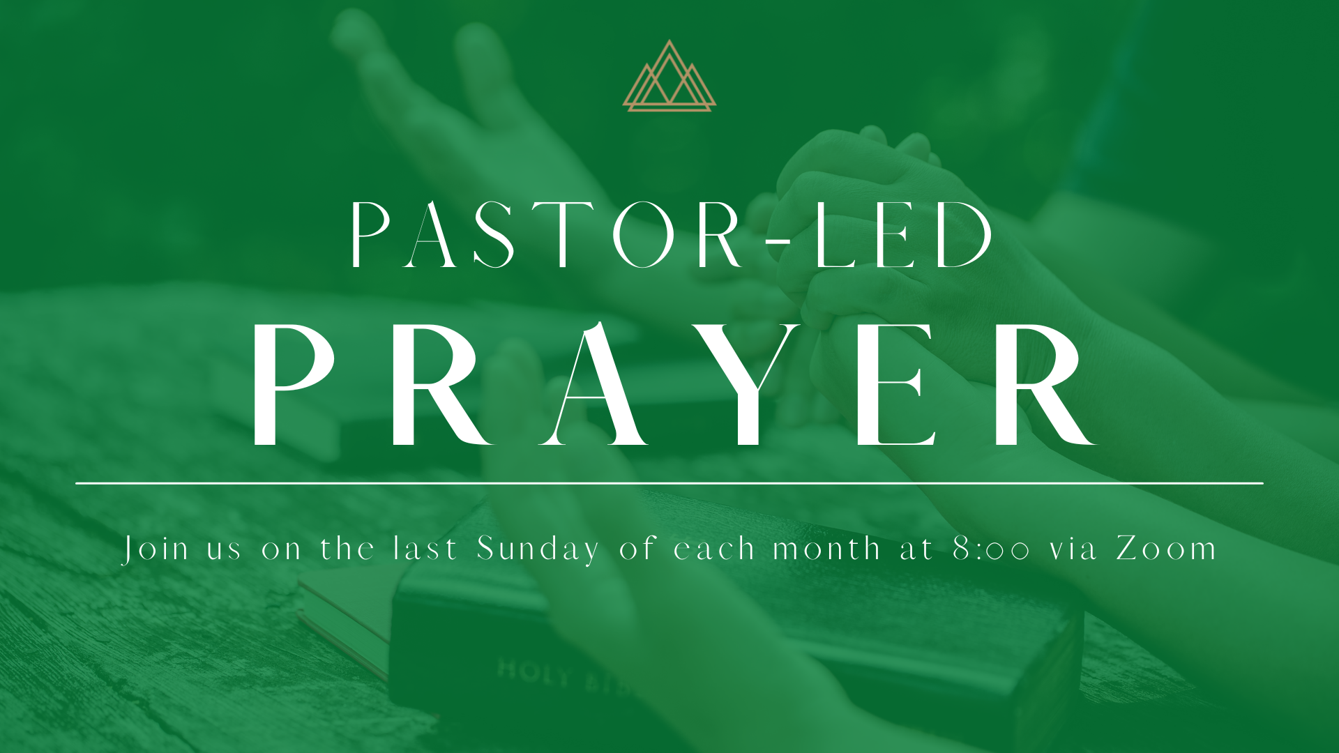 PASTOR-LED PRAYER — Sufficient Grace Church