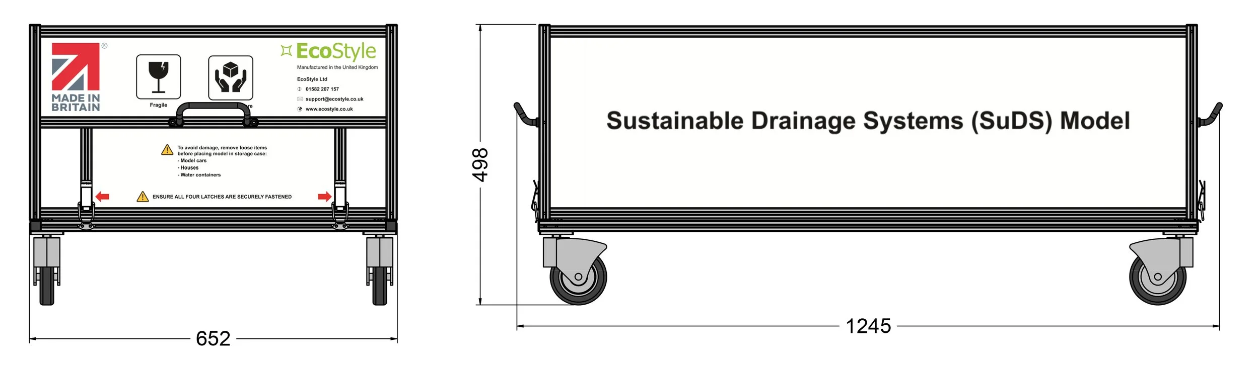 Mobile Storage Case for SuDS Model (Standard Version) — EcoStyle