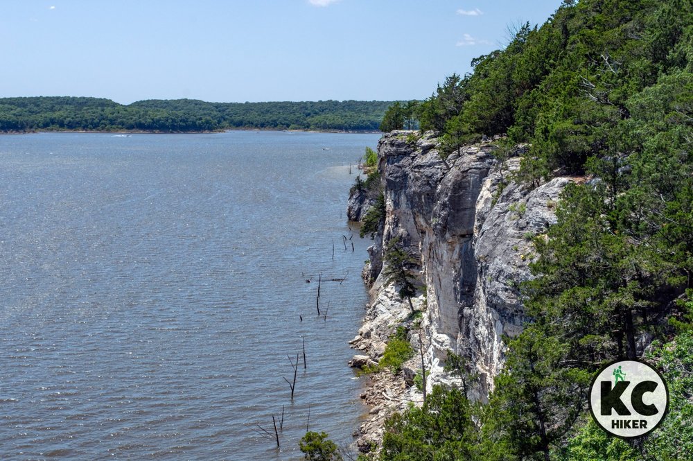 At Shawnee Bend, a path through thick forest leads to rocky bluffs - KC ...