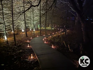 Arboretum Luminary Walk - KC Hiker