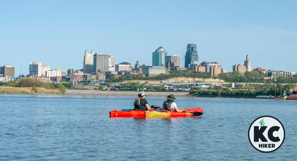 Kayak the Mighty Missouri River in Kansas City - KC Hiker