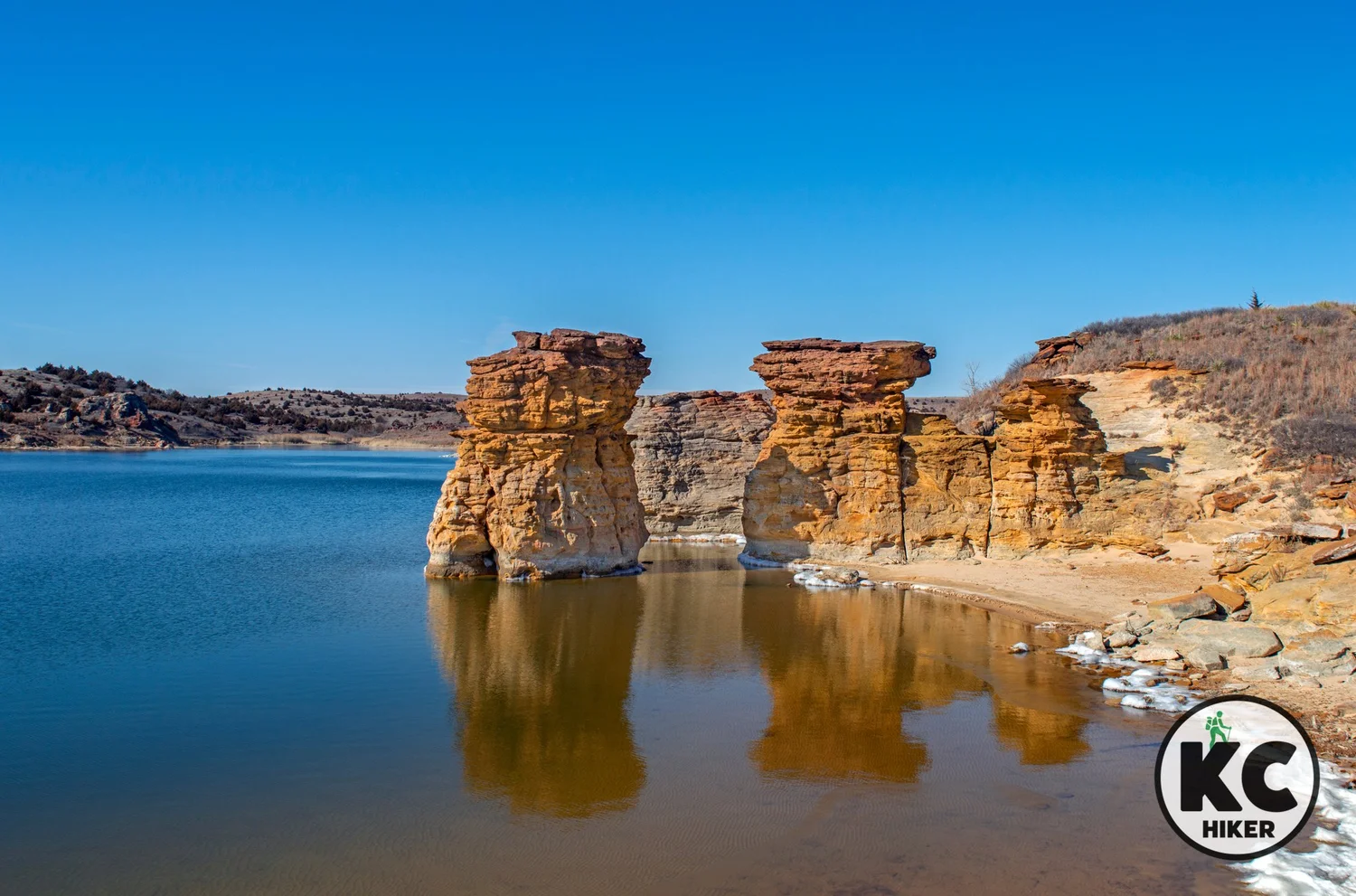 Central Kansas' Smoky Hills give way to the rugged cliffs of Wilson ...