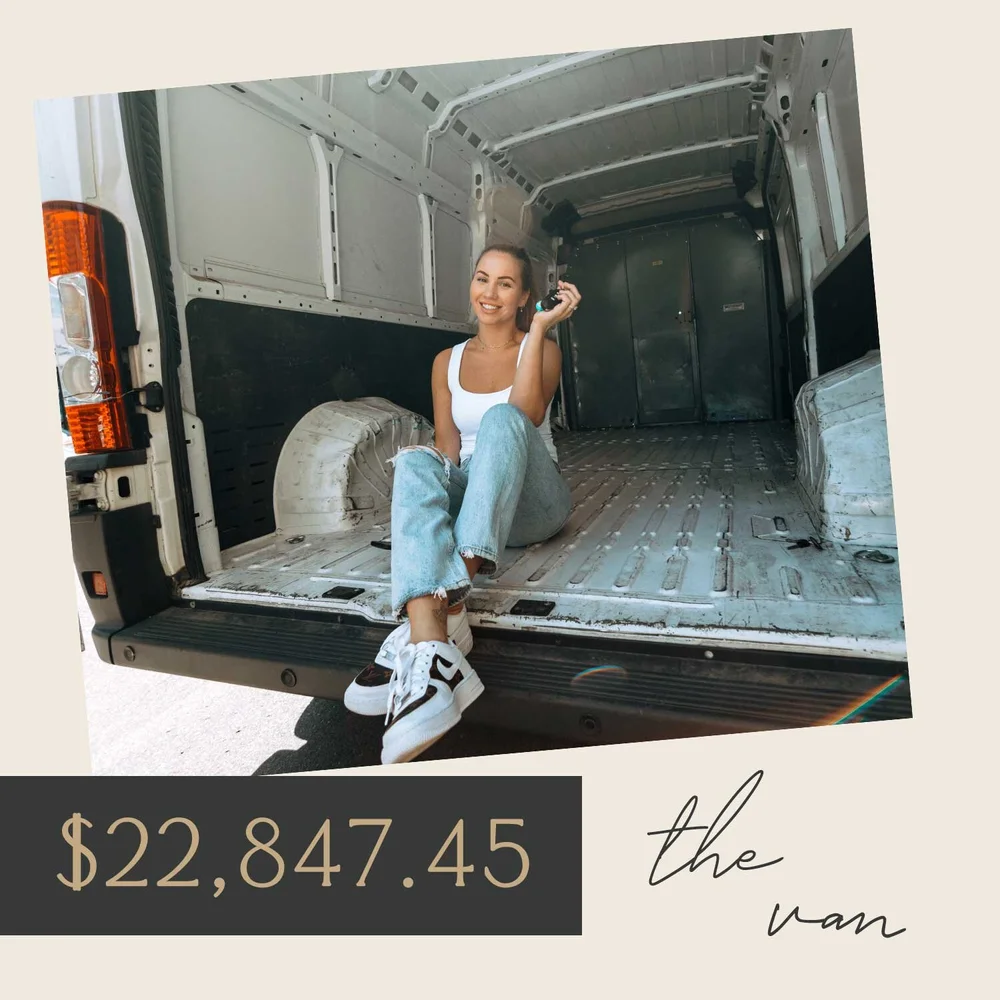 Our Van Conversion Cost + Full Shopping List of Materials — That Boujee ...