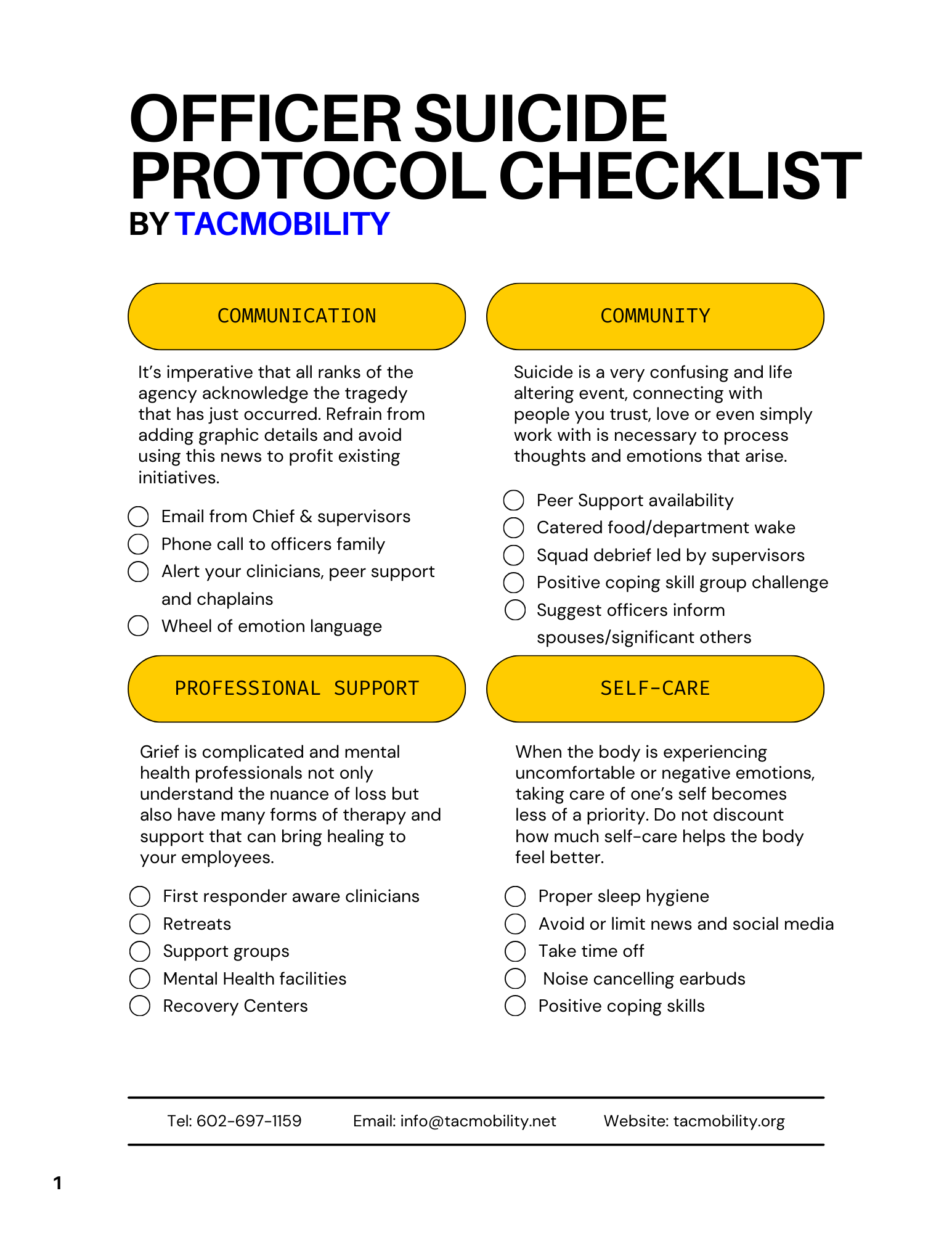 Resource Links — TacMobility