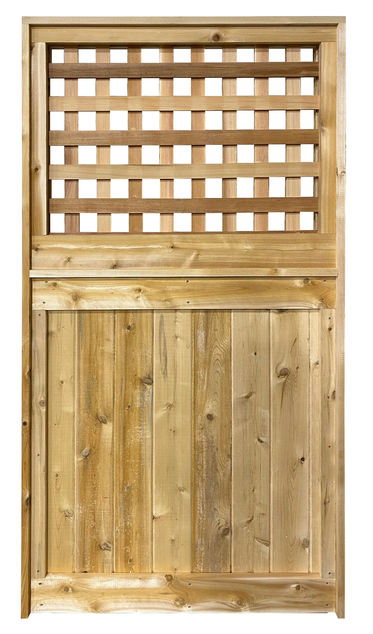 Custom: Western Red Cedar Square Lattice Panel — Contractors Choice ...