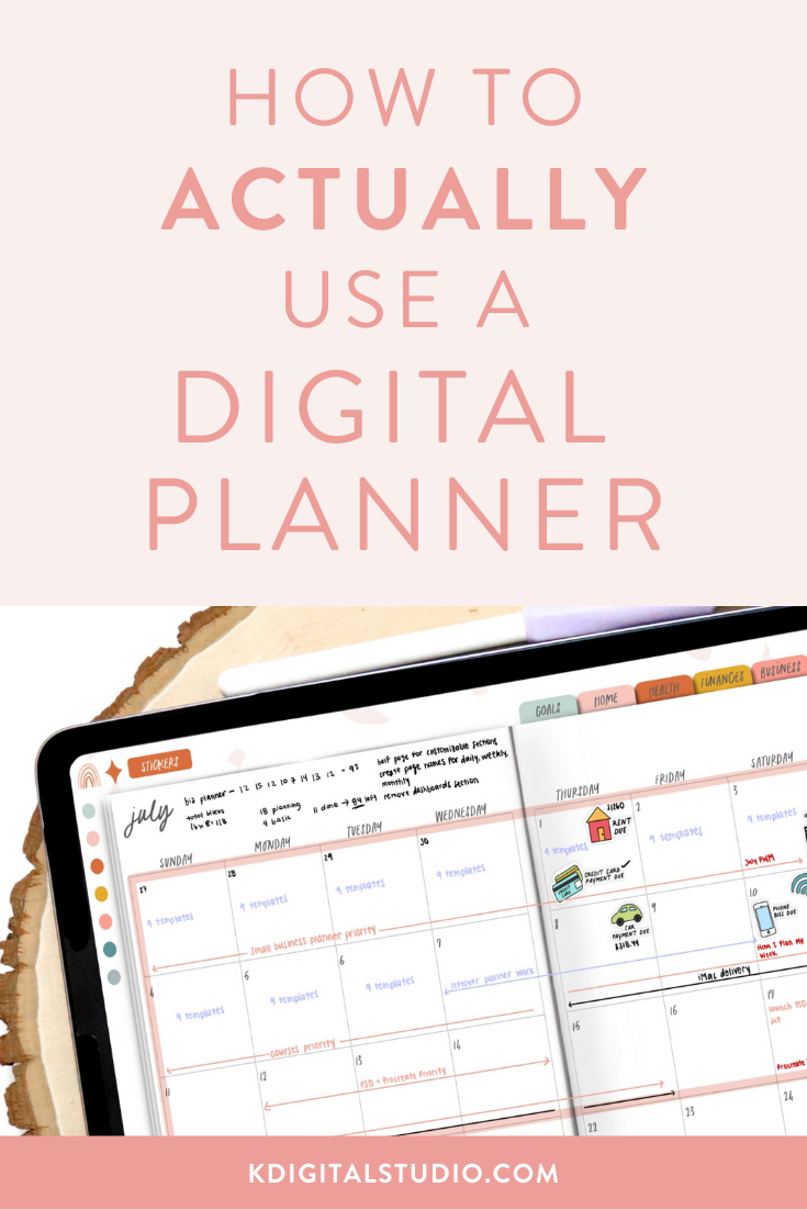 Digital Planner user instruction guide Calendars & Planners Paper ...