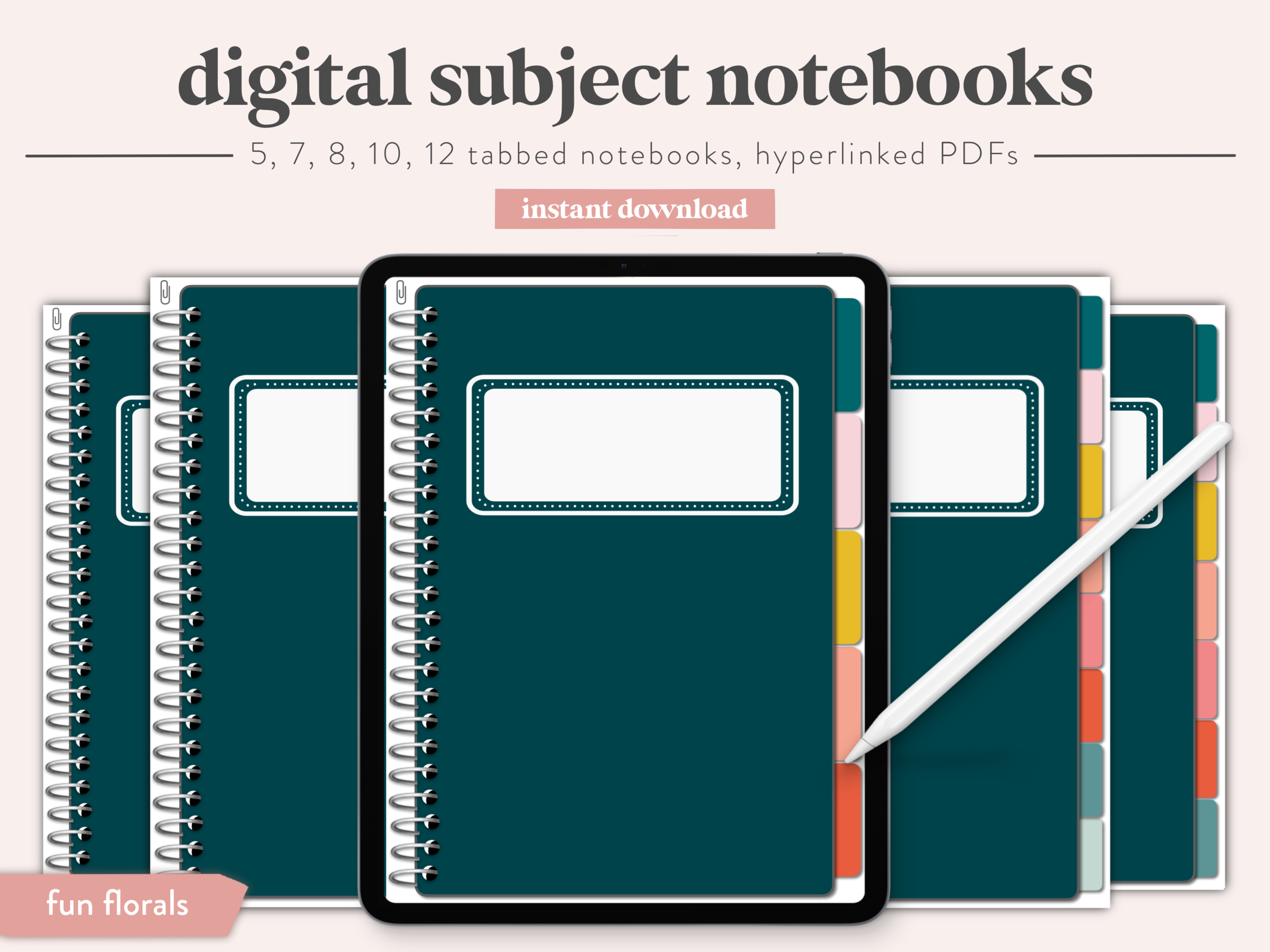 Digital Notebook Goodnotes Goodnotes Notebook Digital Notebook with ...