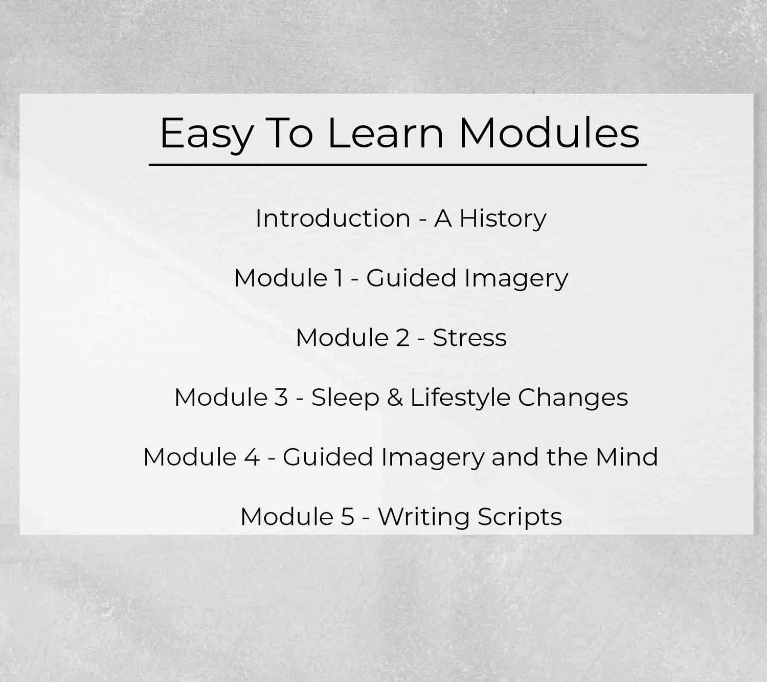 Guided Imagery Therapist Diploma — Jan Haldane Therapies & Training