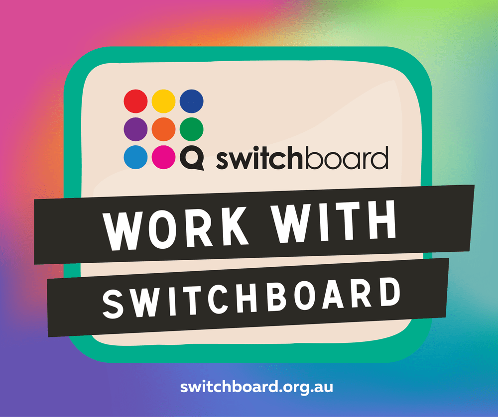 Work with us — Switchboard Victoria