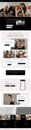 Fitness website design for The Montana Method | Pixality Design