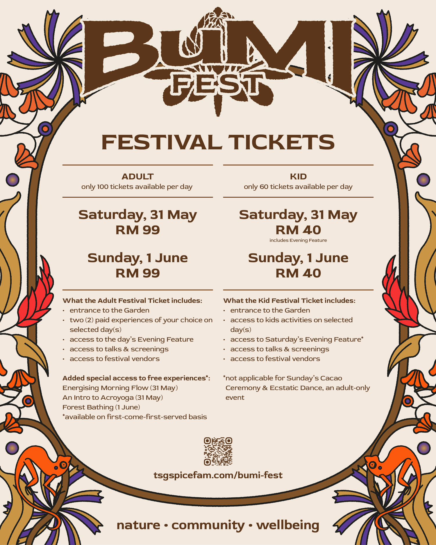 BuMI FEST by Tropical Spice Garden — TSG SPICE FAM