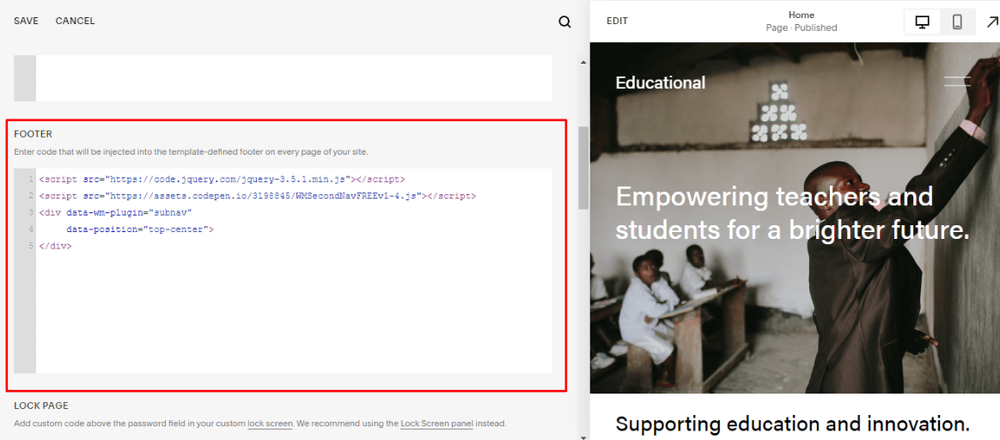 A Guide to Creating a Squarespace Secondary Navigation Bar