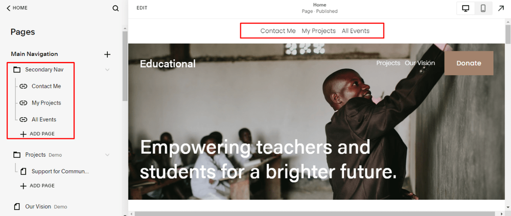 A Guide to Creating a Squarespace Secondary Navigation Bar