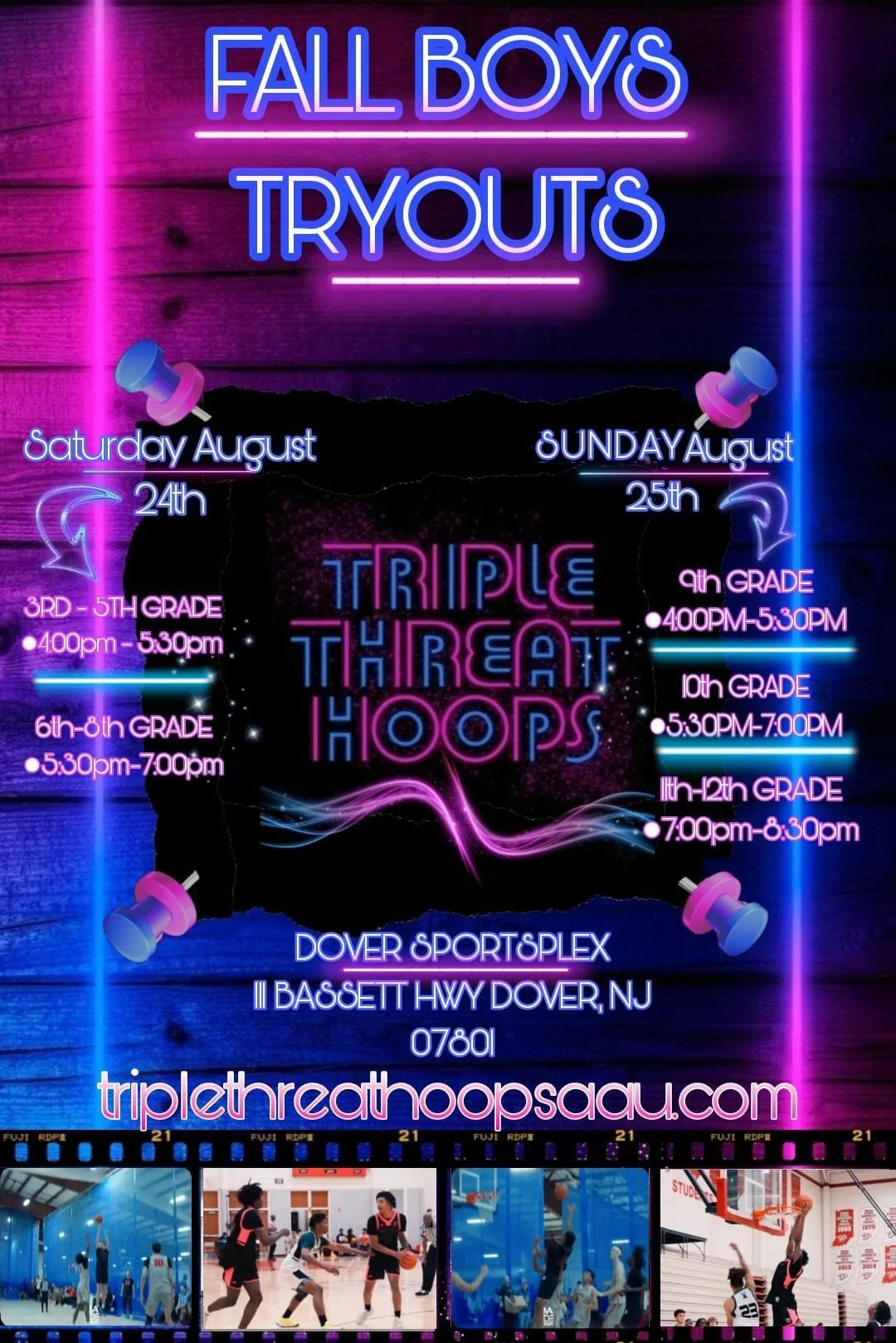 Tryouts — Triple Threat Hoops AAU