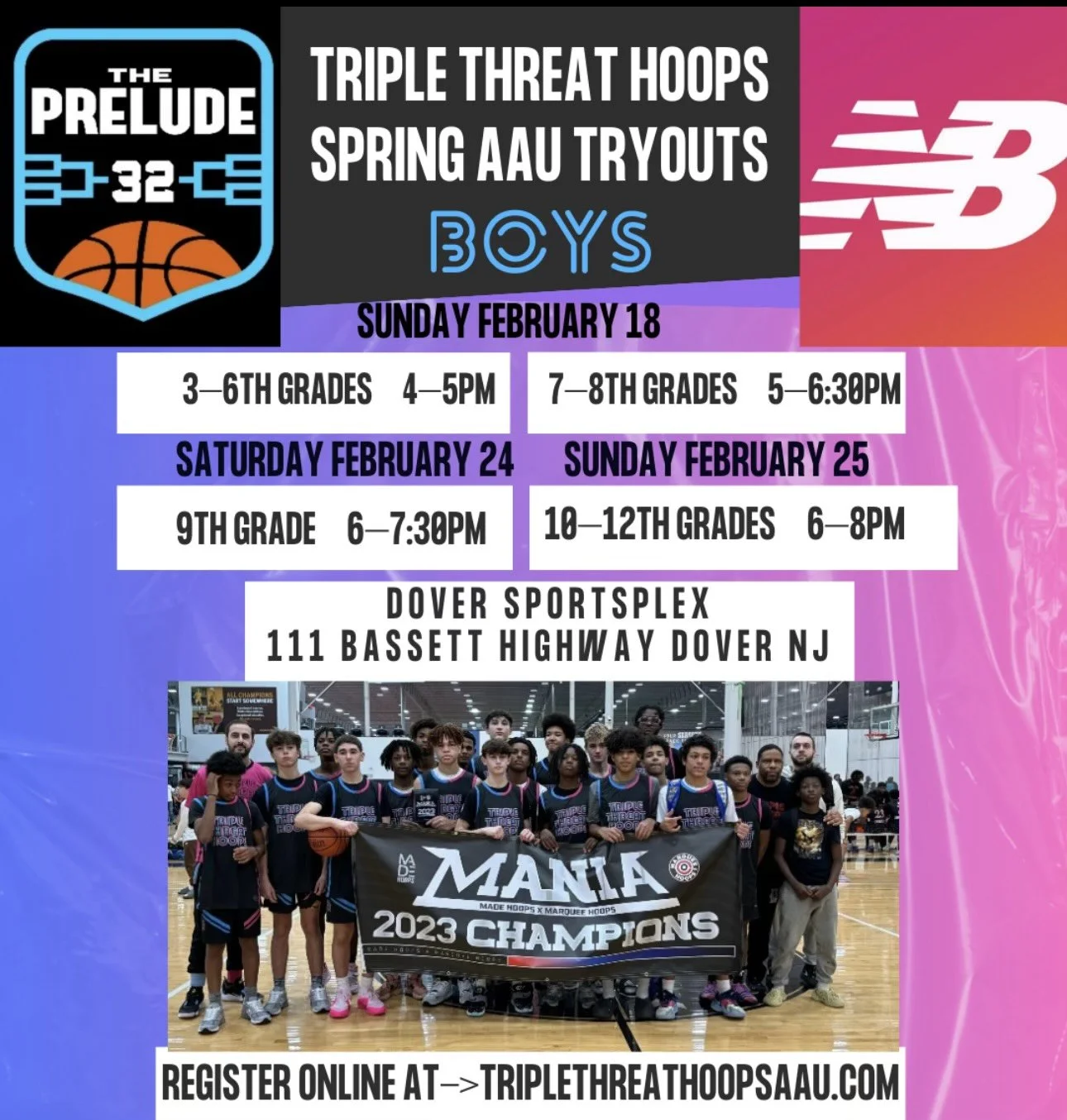Tryouts — Triple Threat Hoops AAU