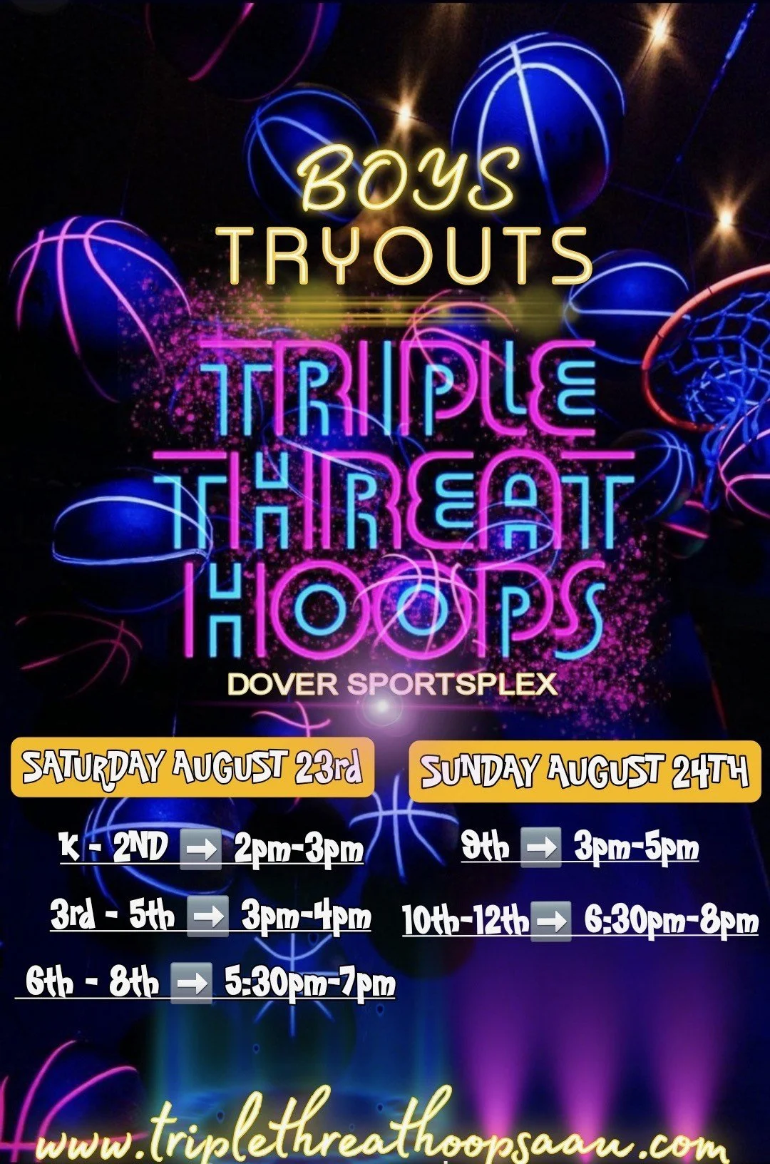 Tryouts — Triple Threat Hoops AAU