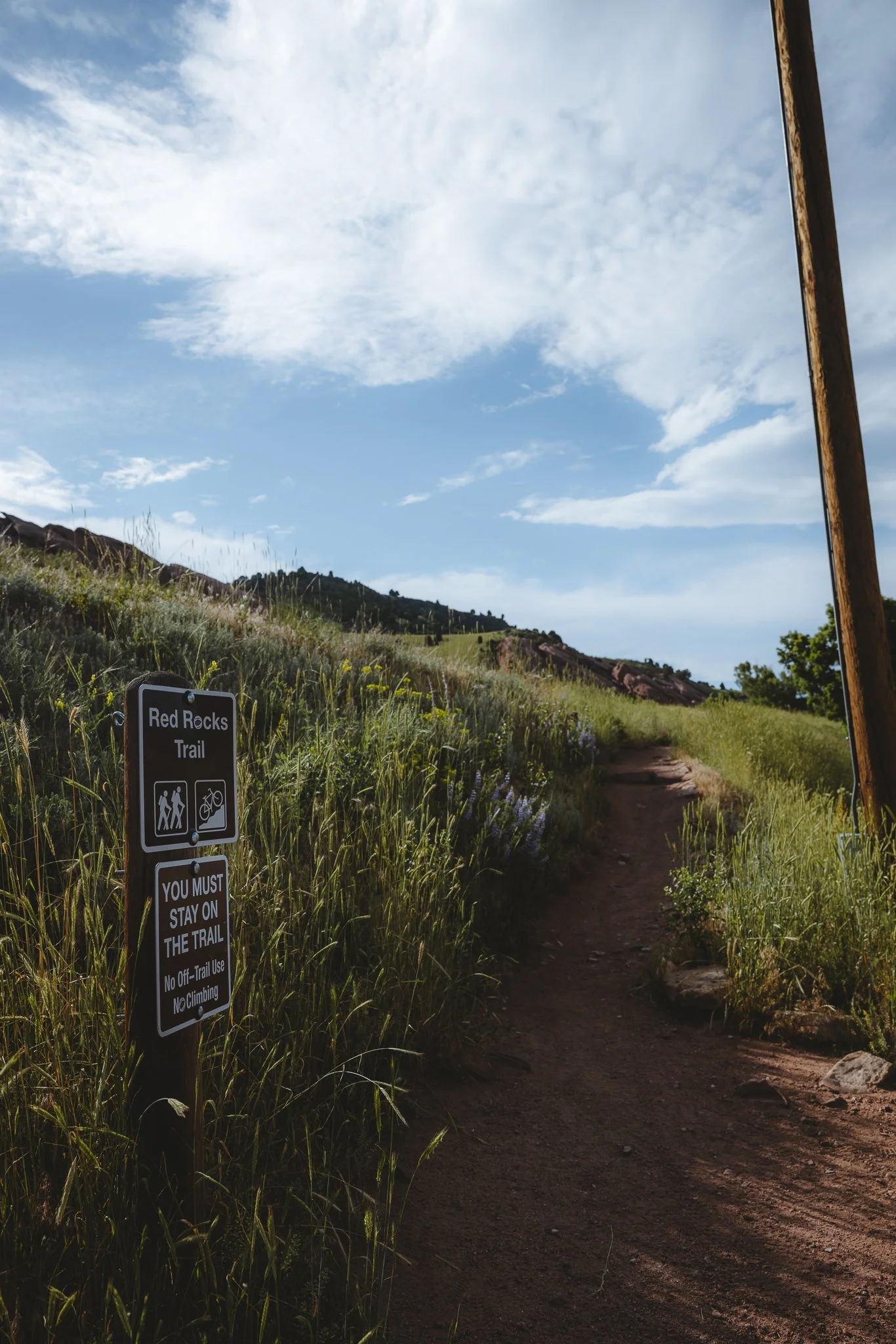 Hiking the incredible Red Rocks and Morrison Slide Loop Trail near ...