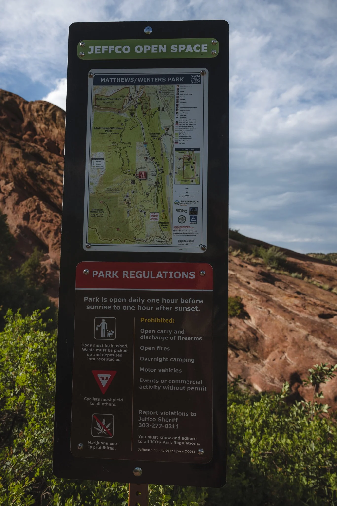 Hiking the incredible Red Rocks and Morrison Slide Loop Trail near ...
