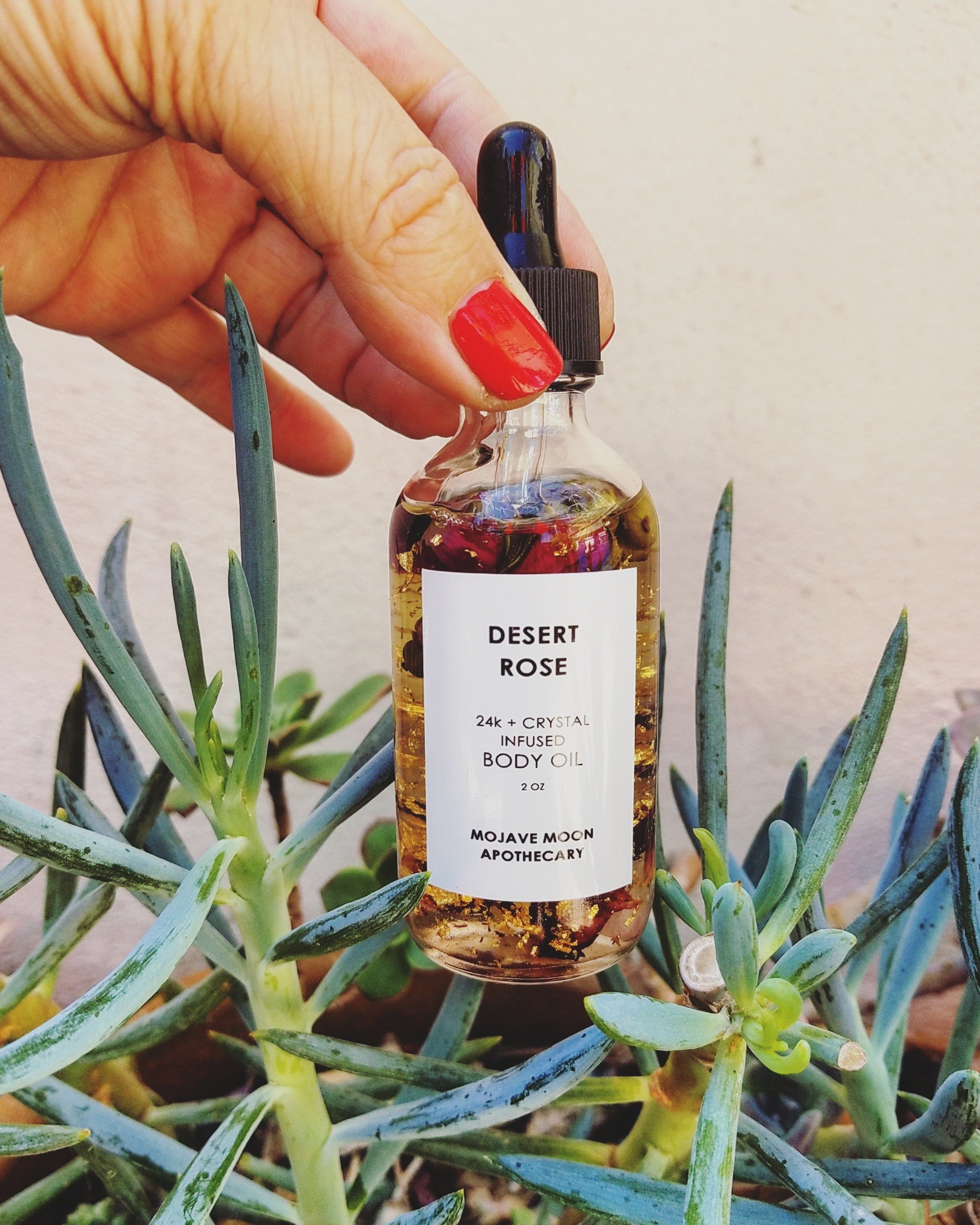 Handmade Natural Desert Rose Rollerball Perfume — MOJAVE MOON APOTHECARY