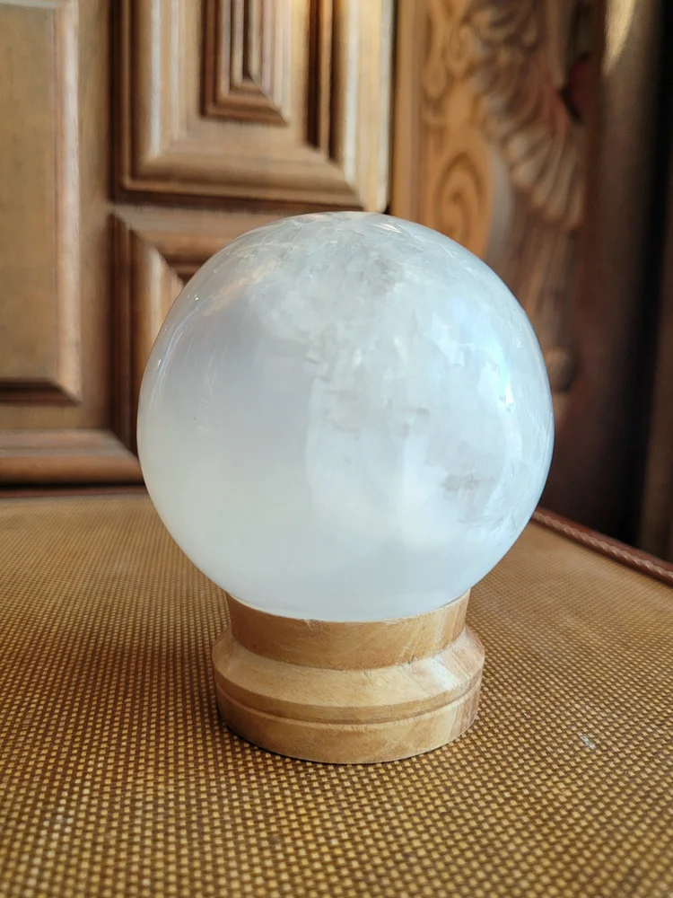 Selenite Wand 4" — MOJAVE MOON APOTHECARY