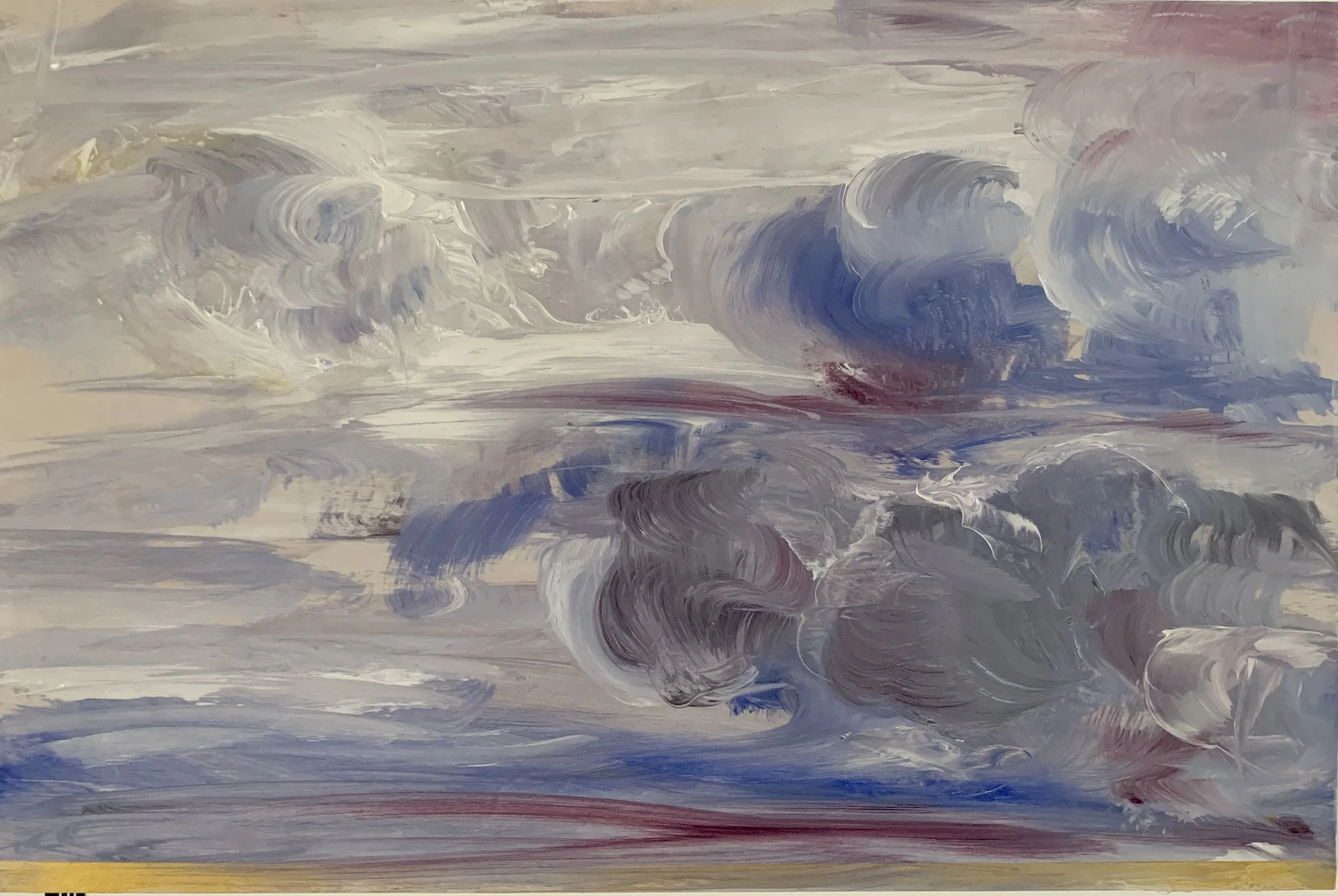 Oil paint collection, abstract and figurative paintings