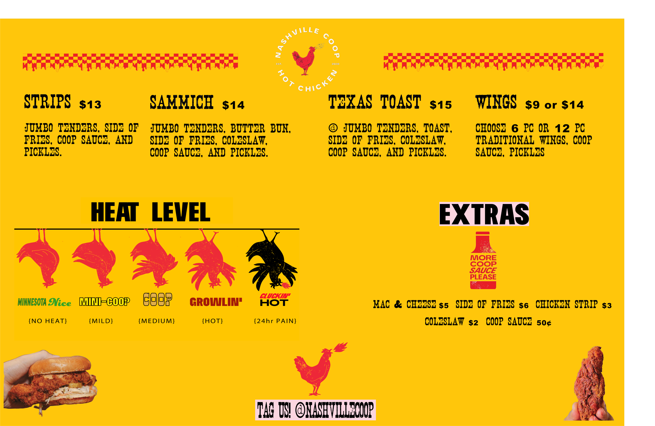 MENU — Nashville Coop