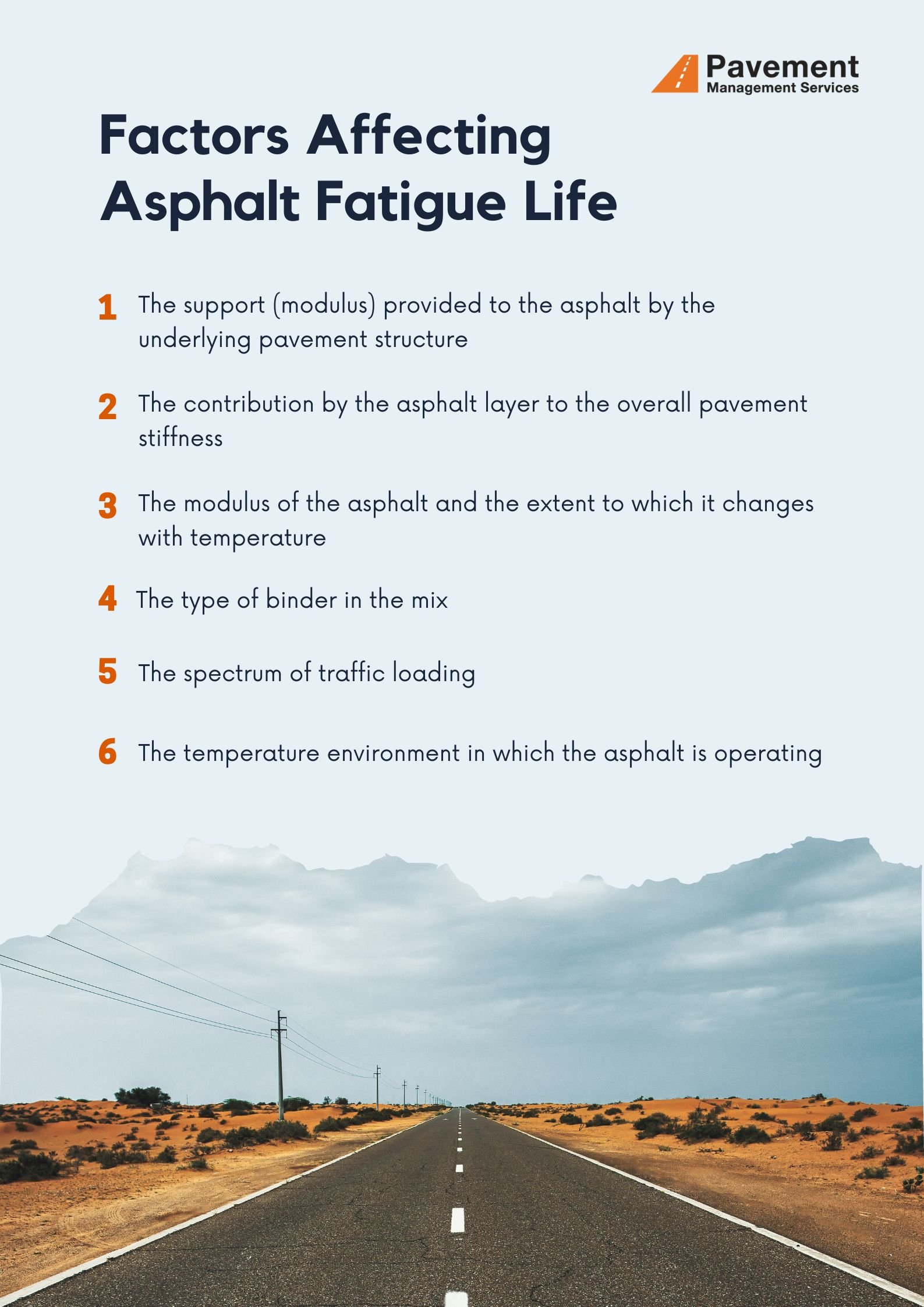 Factors affecting asphalt fatigue life — Pavement Management Services Factors affecting asphalt fatigue life — Pavement Management Services