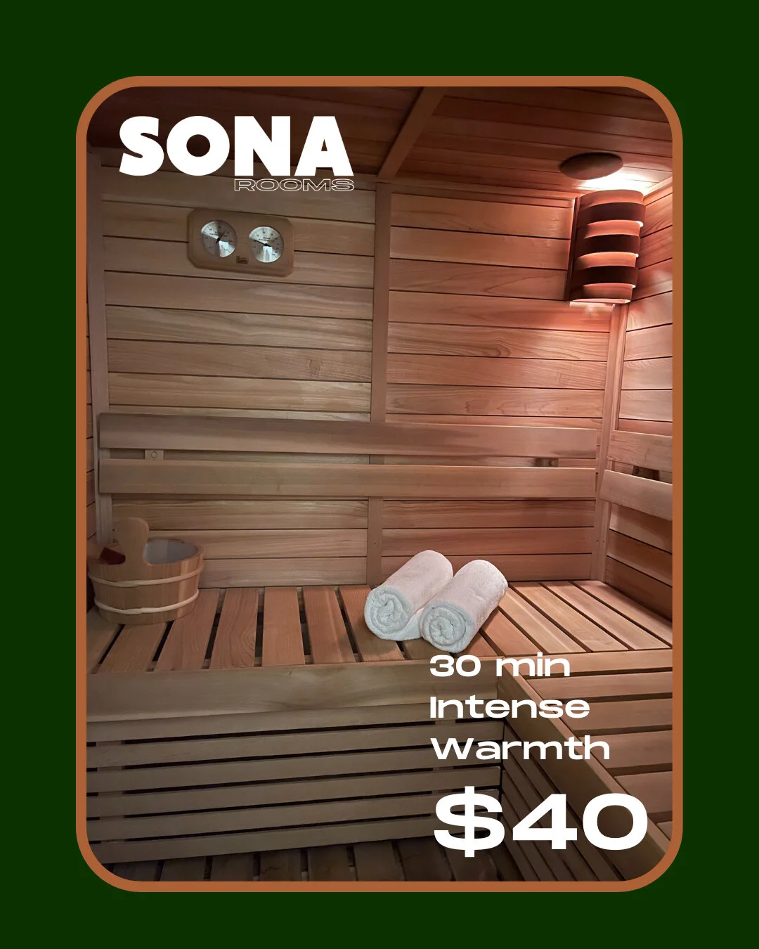 Services — Sona Rooms Infrared Sauna