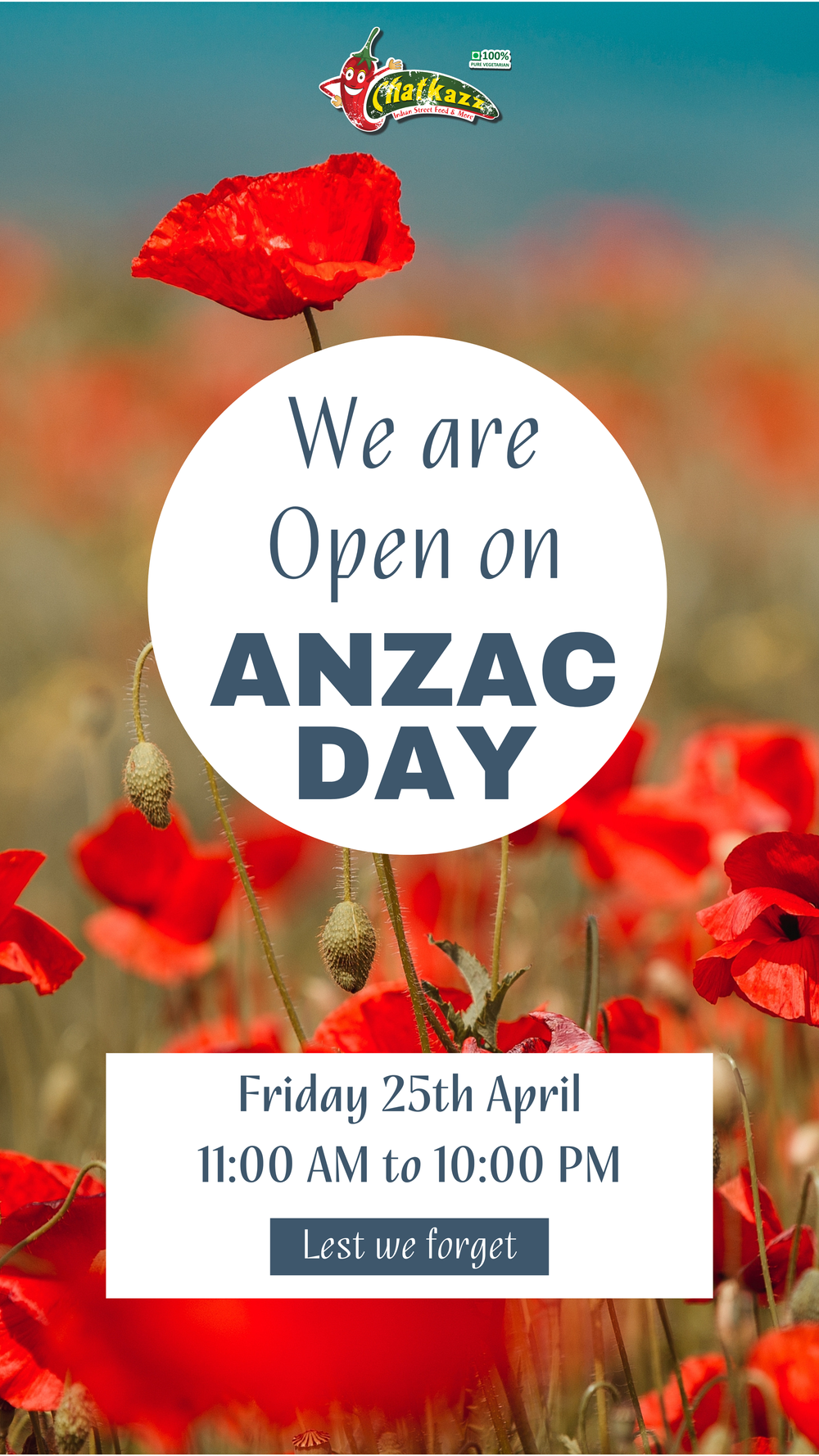 ANZAC DAY TRADING HOURS — Chatkazz