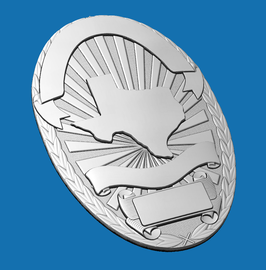 Sweet Mesquite Creations — 3D STL File CNC Model-Police-Badge-Colorado ...