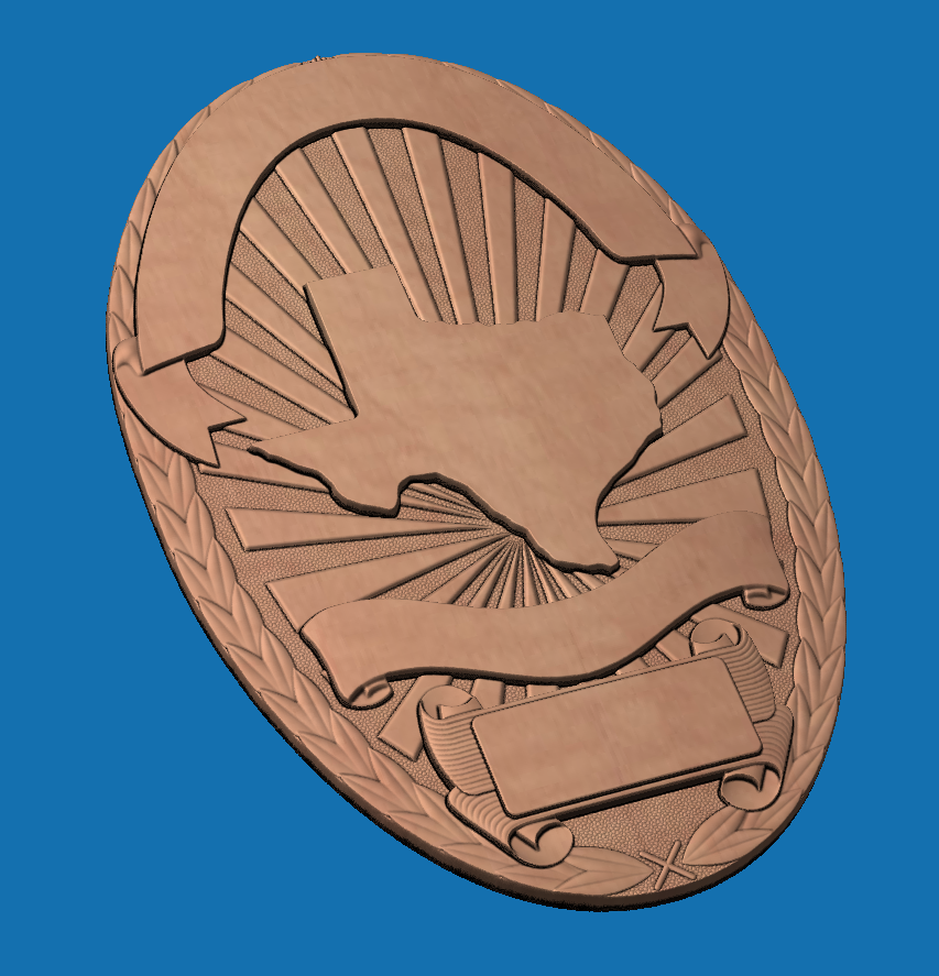 Sweet Mesquite Creations — 3D STL File CNC Model-Police-Badge-Colorado ...