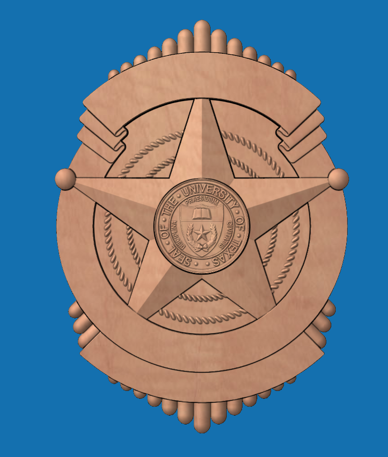 Sweet Mesquite Creations — 3D STL File CNC Model-Police-Badge-Colorado ...