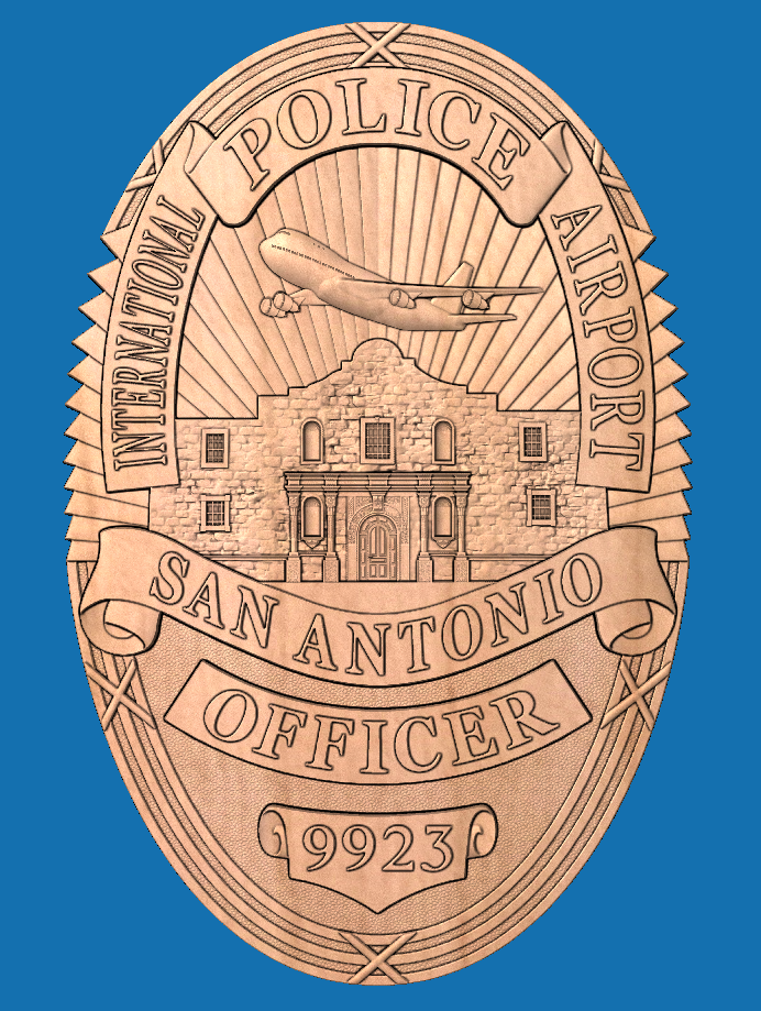 Sweet Mesquite Creations — 3D carved wooden police badges