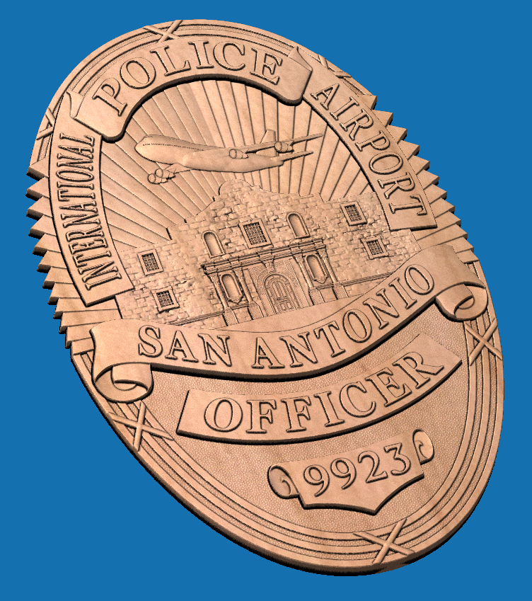 Sweet Mesquite Creations — 3D carved wooden police badges