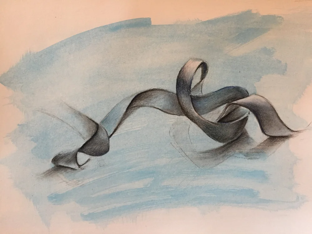 Ribbon Drawing Shading