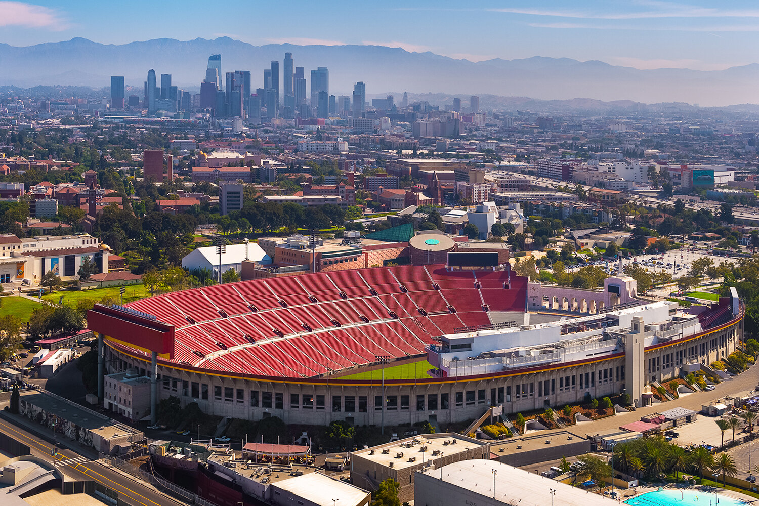Los Angeles Coliseum Architectural Photography