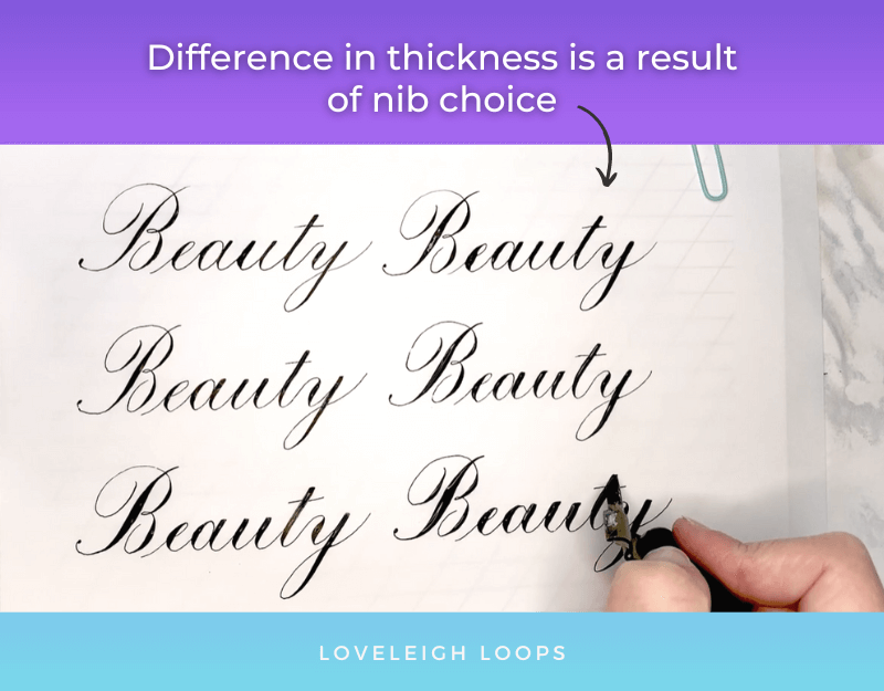 How To Choose The Best Calligraphy Nibs [guide] — Loveleigh Loops