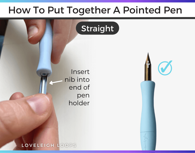 How To Use A Calligraphy Pen [Step-By-Step Tutorial] — Loveleigh Loops
