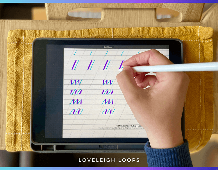 Procreate Calligraphy Ultimate Beginner Guide — Loveleigh Loops