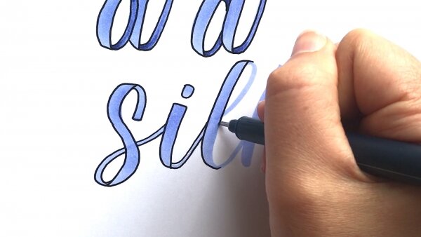 How to do “Ribbon Lettering” — Loveleigh Loops