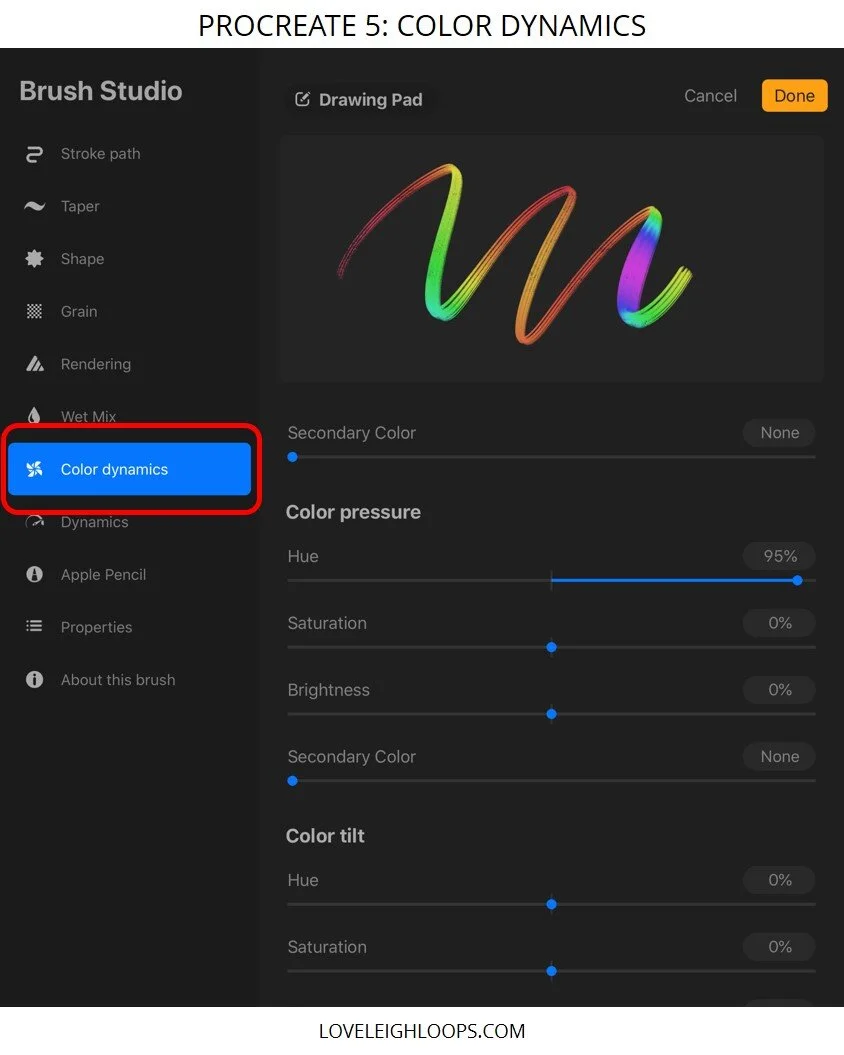 Procreate 5: Updates for Hand Lettering and Calligraphy — Loveleigh Loops