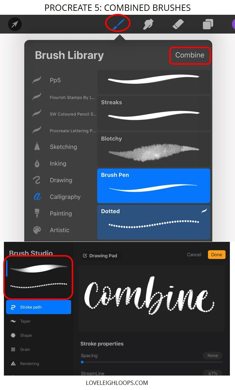 Procreate 5: Updates for Hand Lettering and Calligraphy — Loveleigh Loops