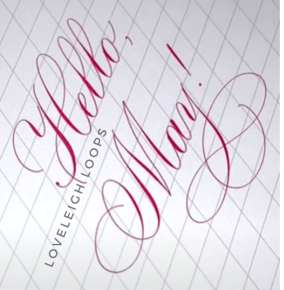 May Lettering Prompts (Challenge + Free Worksheets) — Loveleigh Loops
