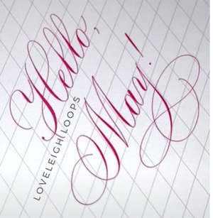 May Lettering Prompts (Challenge + Free Worksheets) — Loveleigh Loops