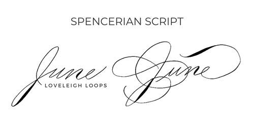 How To Write June In Calligraphy (Free Worksheets!) — Loveleigh Loops