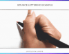 Bounce Lettering Beginner Tutorial and Analysis — Loveleigh Loops